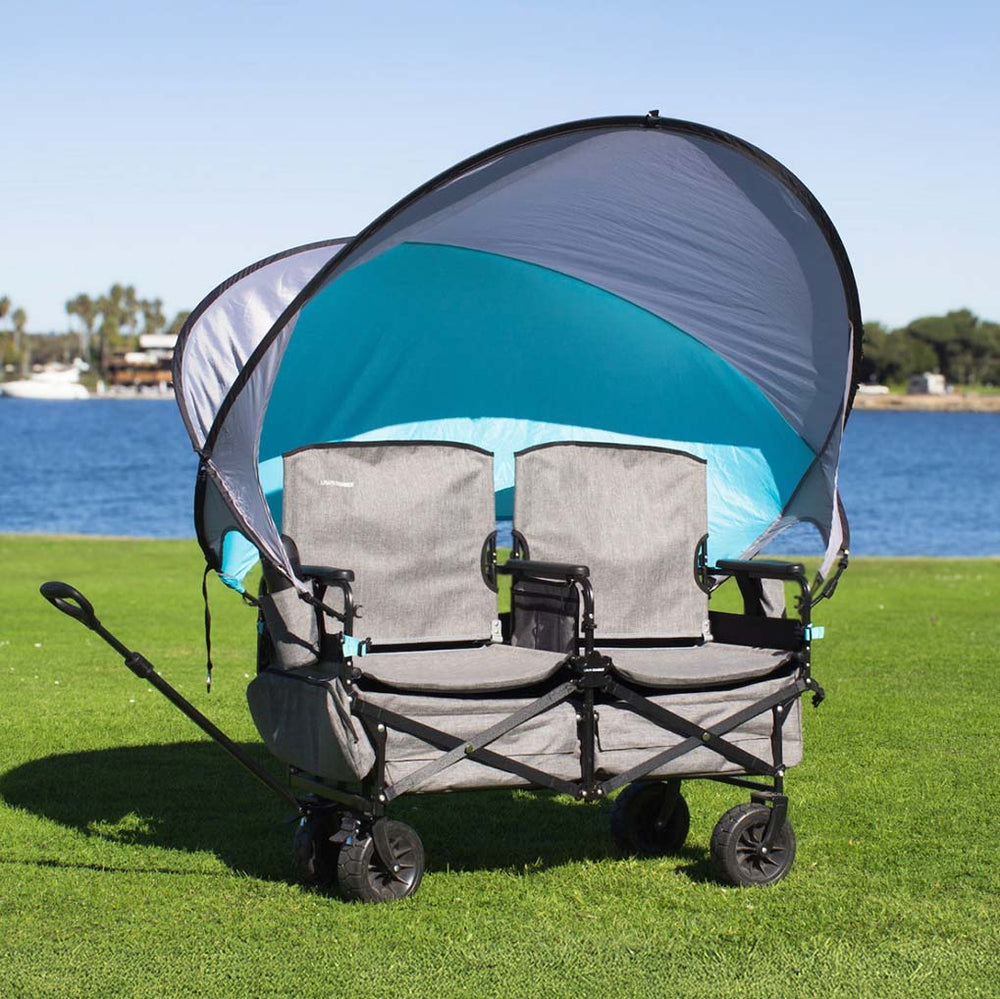 Chariot Outdoor | Lawn Chariot™ Wagon with Seats & Canopy